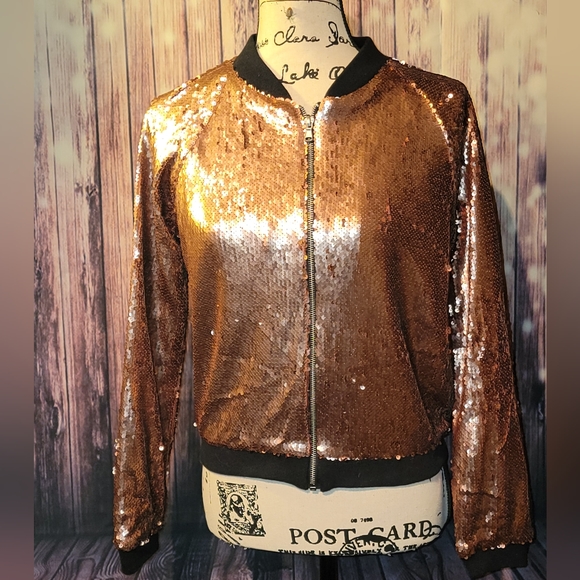 Charlotte Russe | Jackets & Coats | Charlotte Russell Small Rose Gold ...